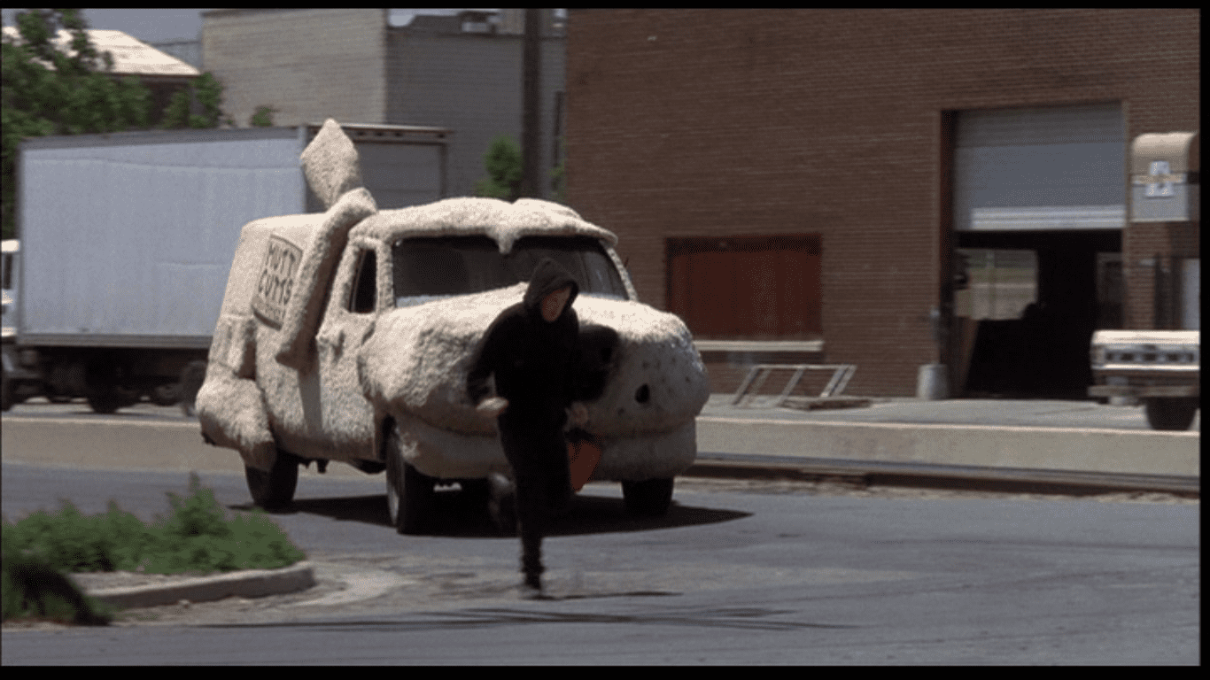 Dumb and Dumber – Mutt Cutt Van Cuts Off Jogger | JacobBarlow.com