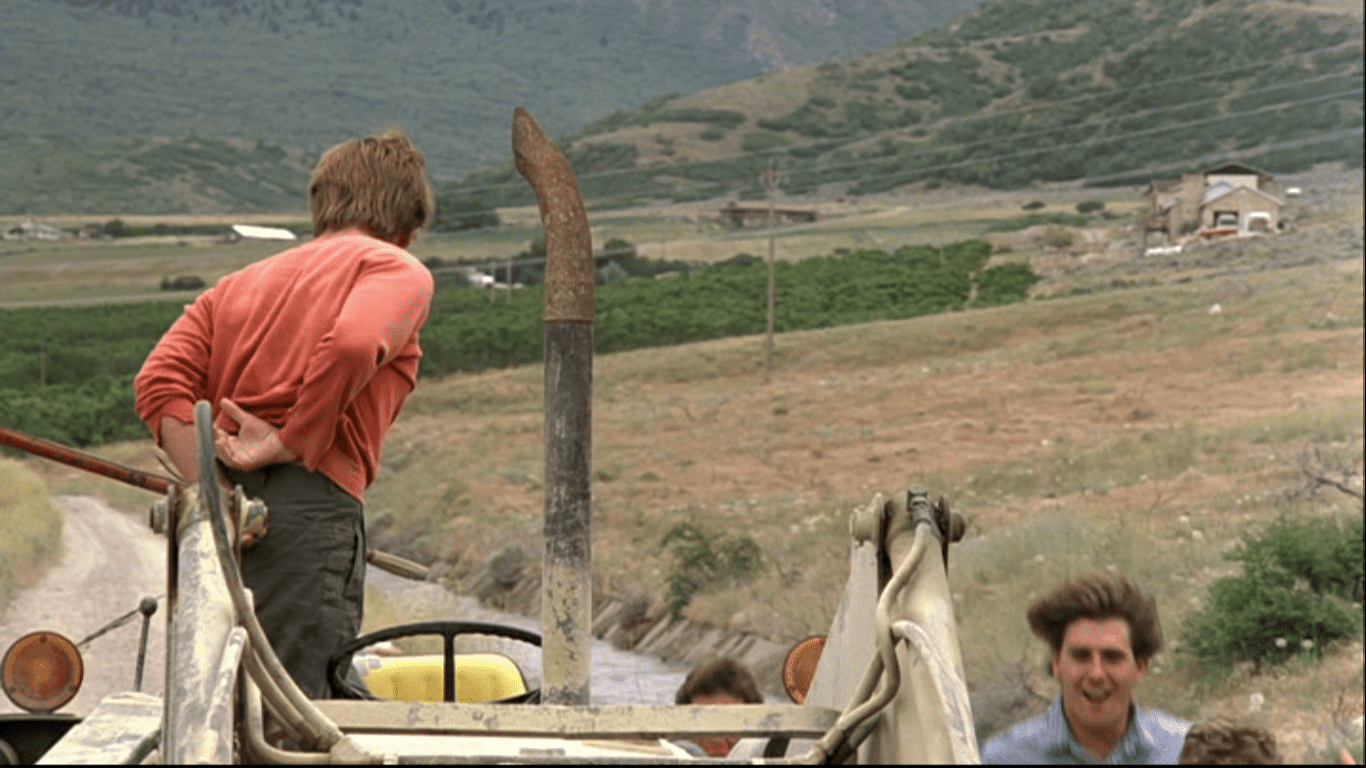 Playing Chicken in Tractors – Footloose Filming Location | JacobBarlow.com
