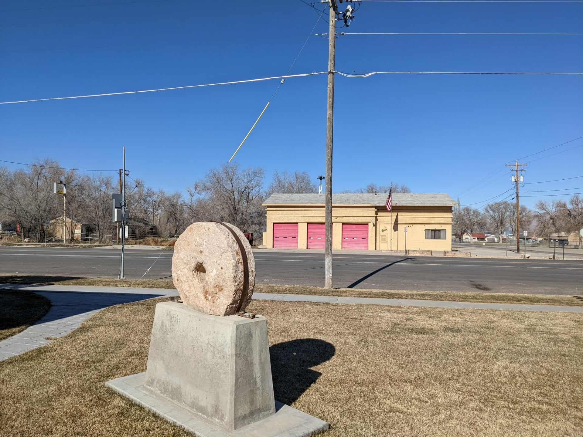 Goshen’s Historic Grist Mill Stone | JacobBarlow.com
