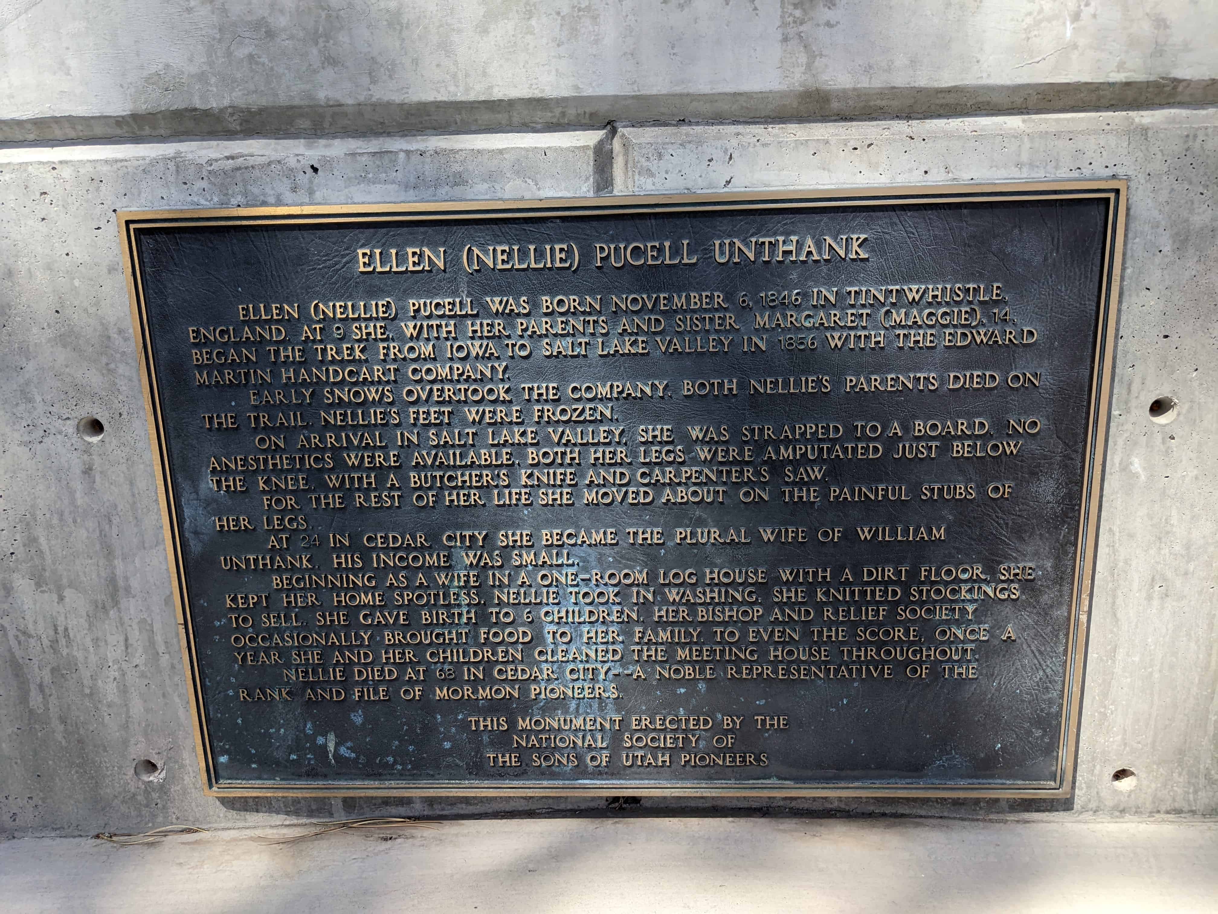 Ellen (Nellie) Purcell Unthank | JacobBarlow.com