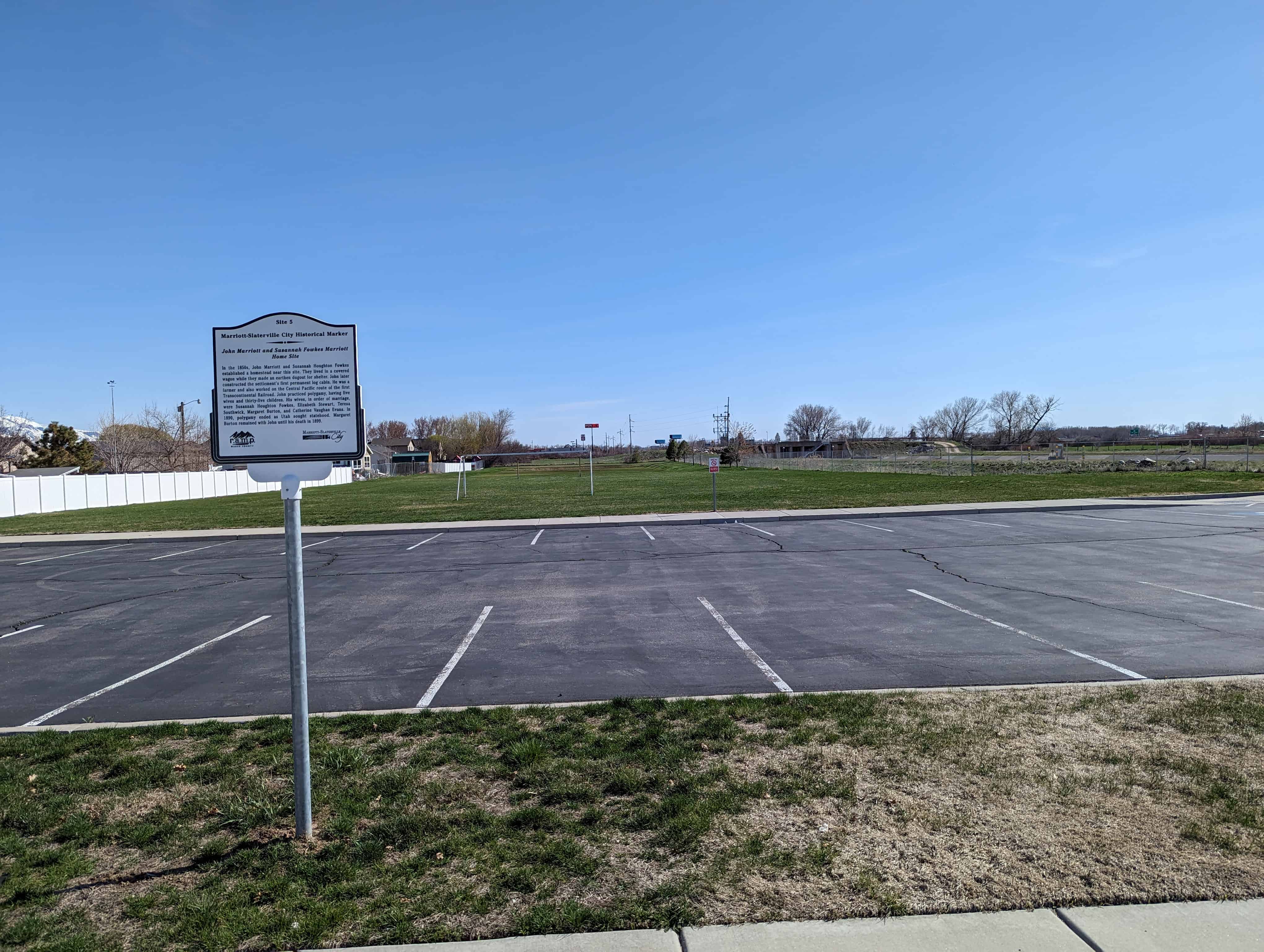 John Marriott and Susannah Fowkes Marriott Home Site | JacobBarlow.com