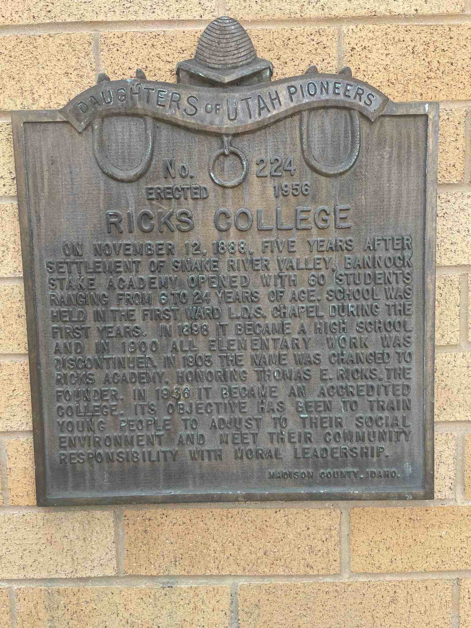 Ricks College | JacobBarlow.com