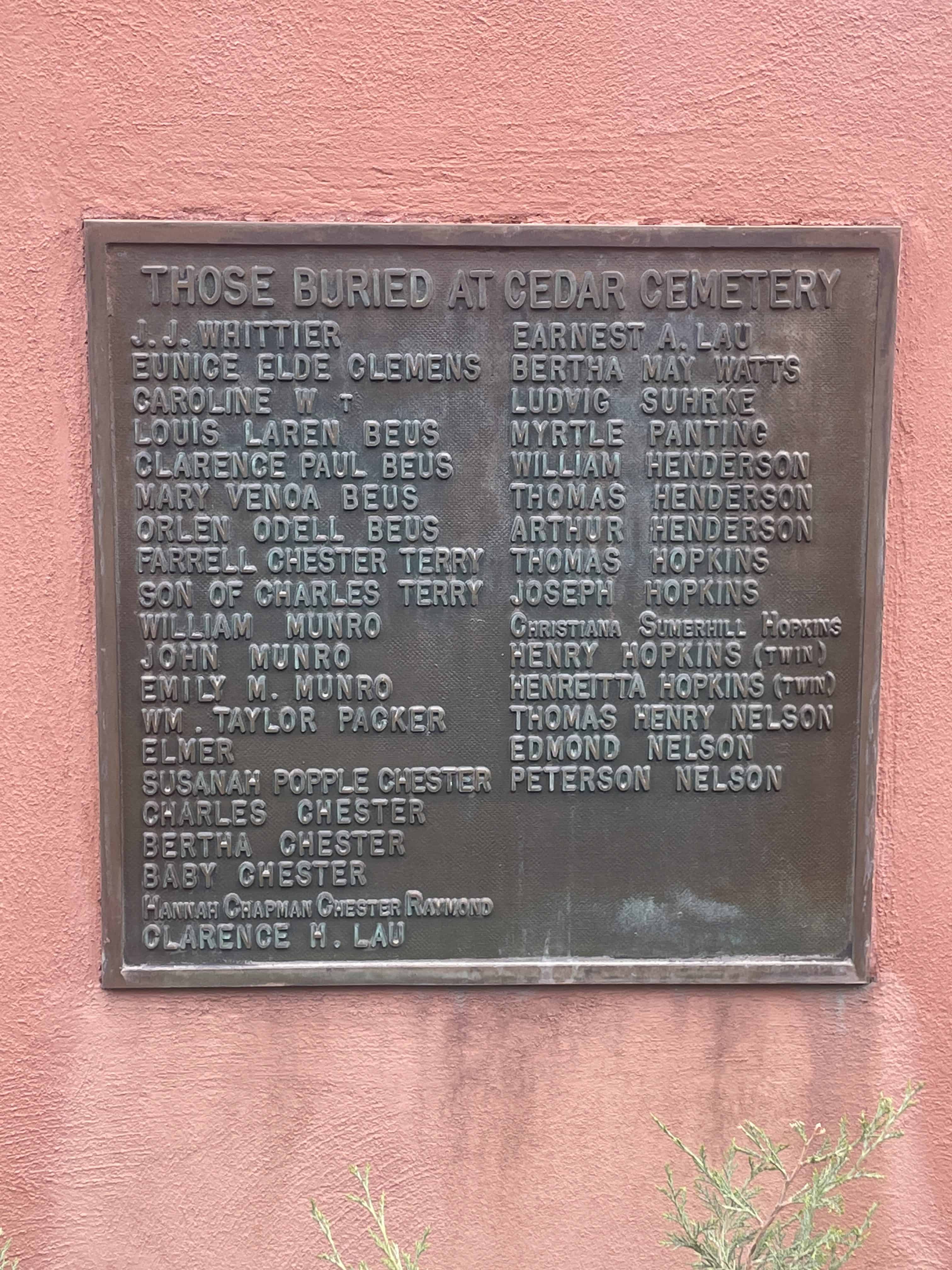 Pioneer Cedar Cemetery | JacobBarlow.com