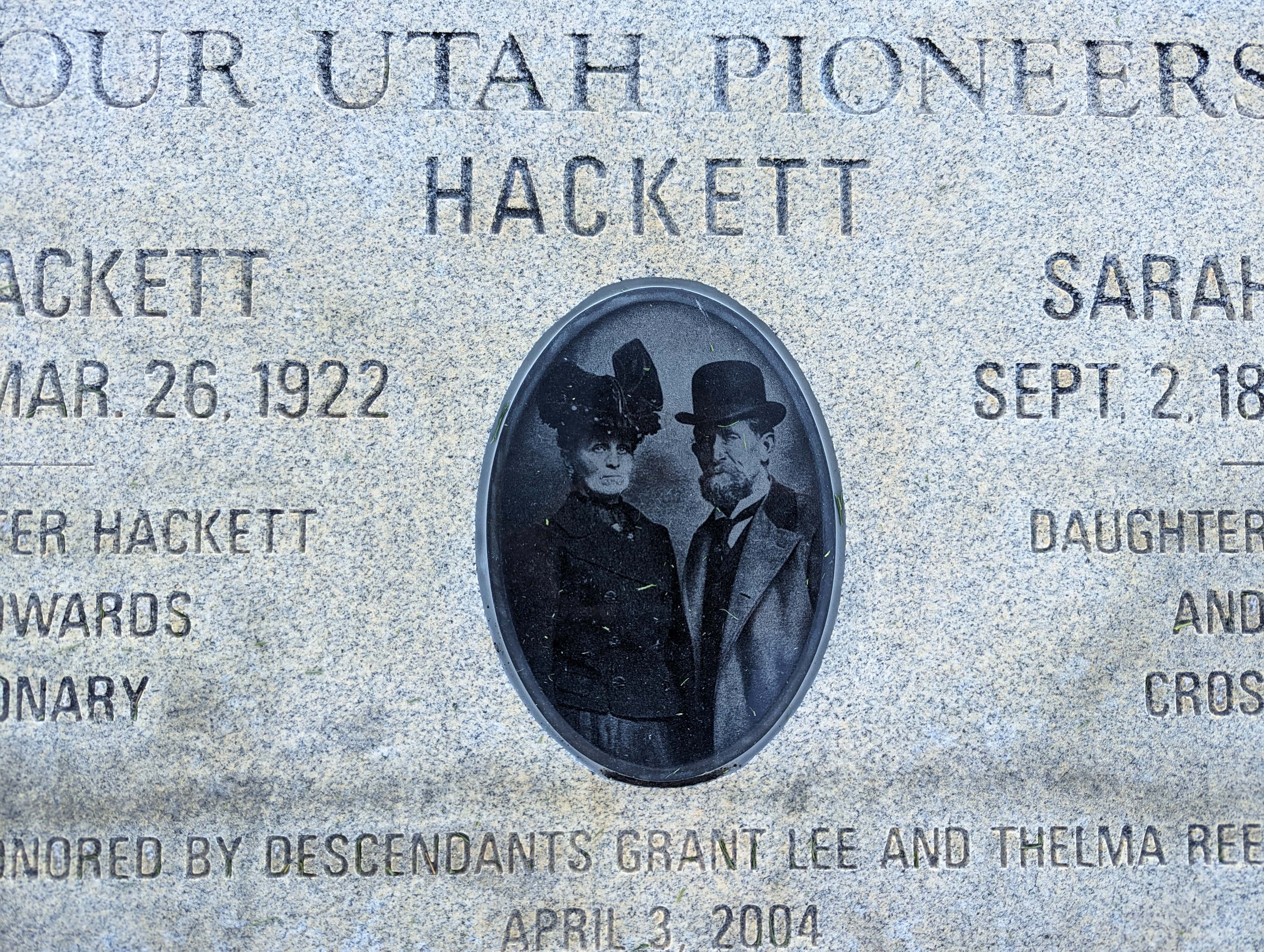 George and Sarah Ann Hackett | JacobBarlow.com