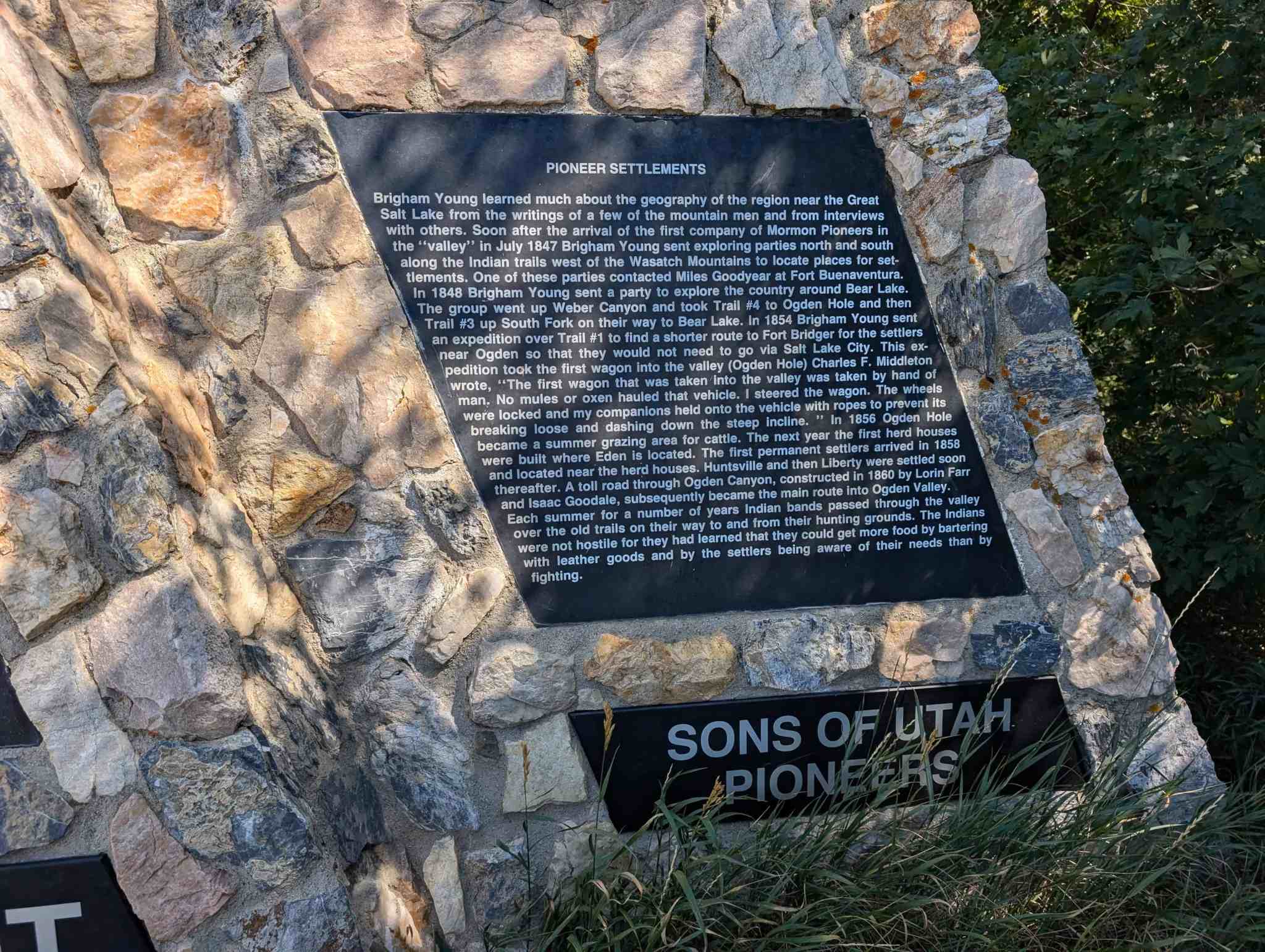 Indian Trails Monument | JacobBarlow.com